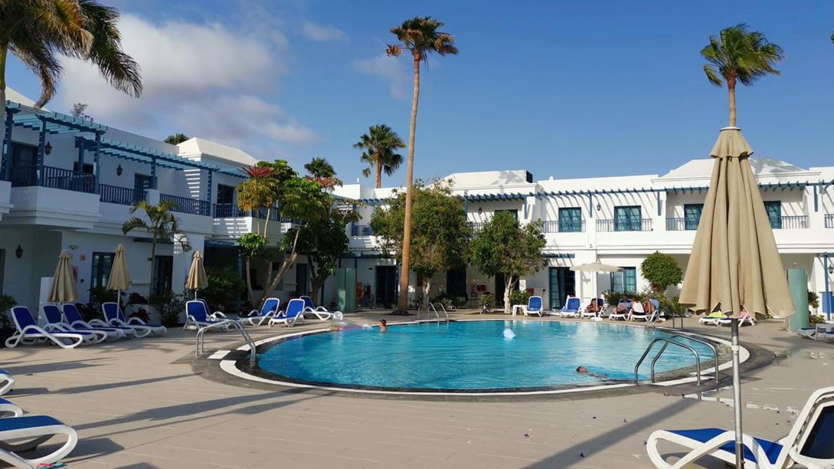 Alba Vergés, de vacaciones en un resort de Lanzarote
