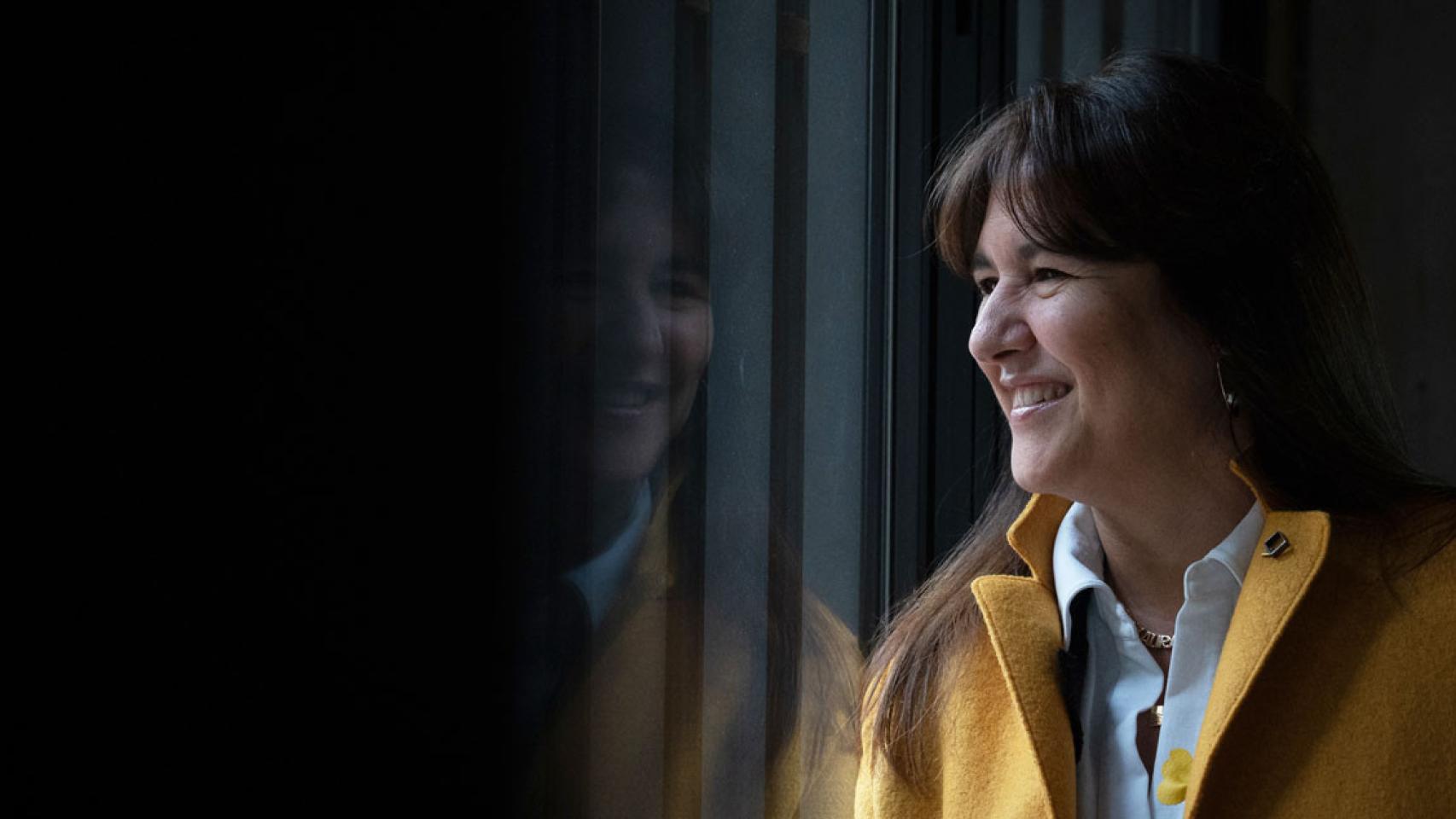 Laura Borràs 'marca' a Trias
