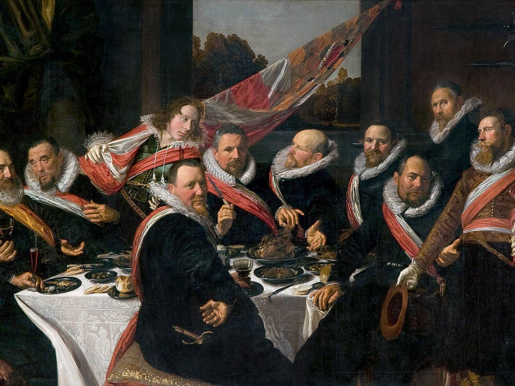 Cuadro De Buenos Modales En La Mesa