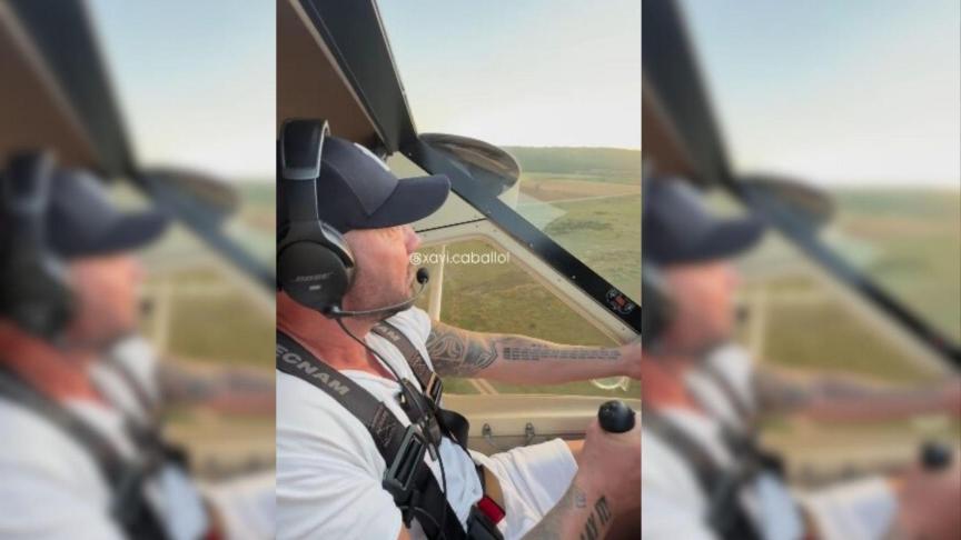 Así fue el accidente de avioneta de Xavi Caballol, en vídeo: "Lo ...