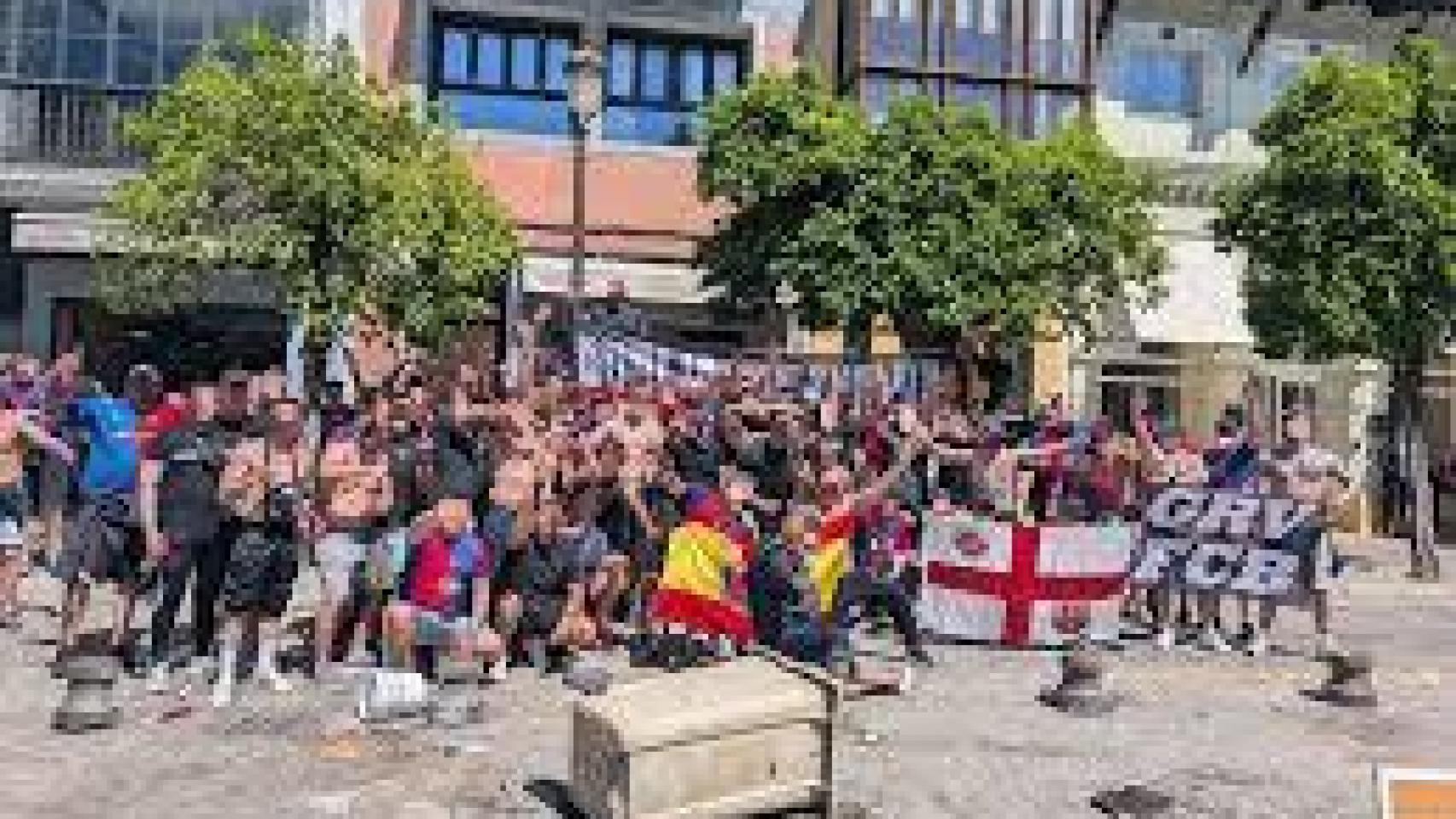 Boixos Nois y ultras italianos: Un Barça-Inter de máximo riesgo en Montjuïc