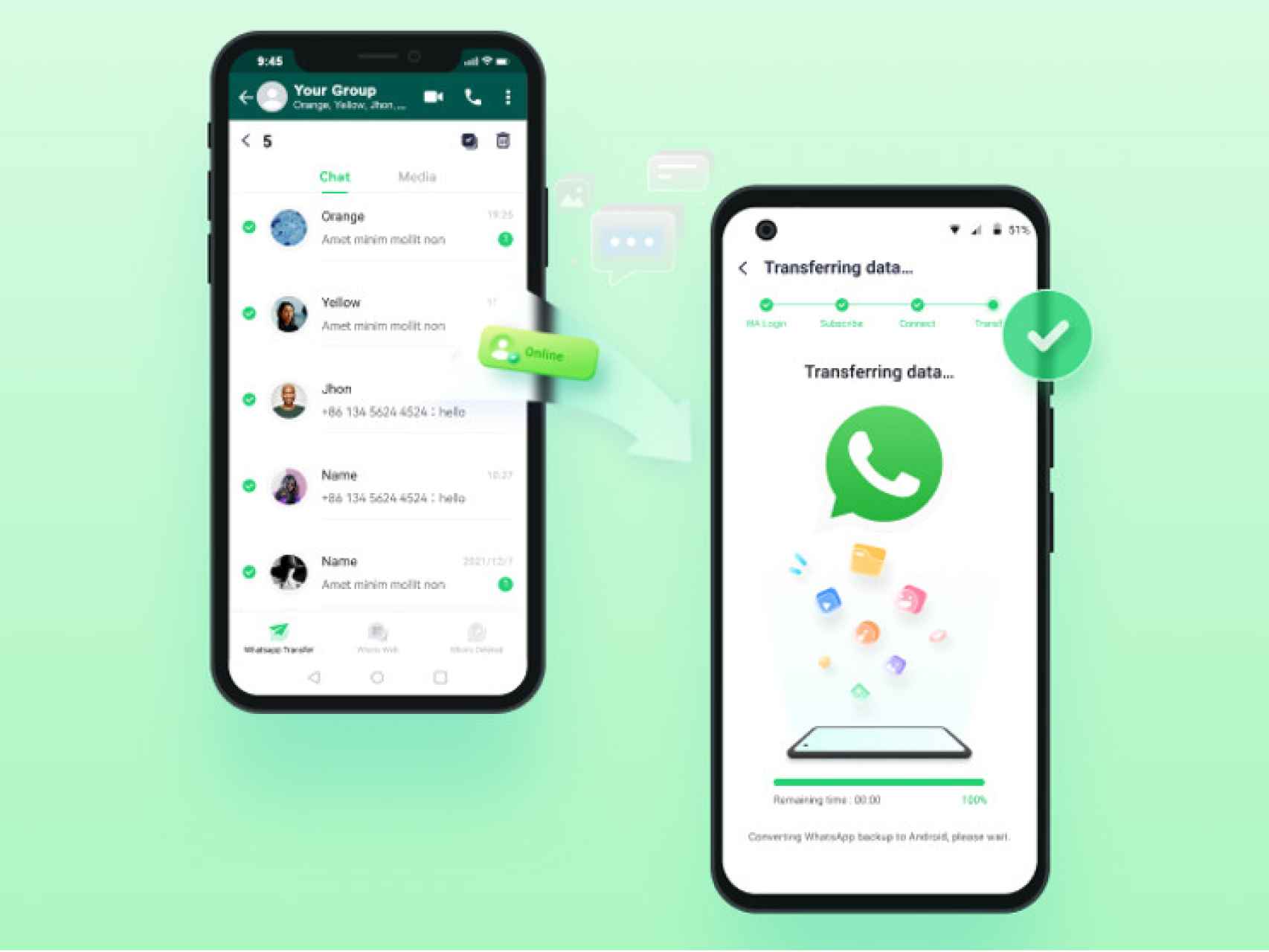 Cómo transferir WhatsApp de Android a iPhone sin complicaciones