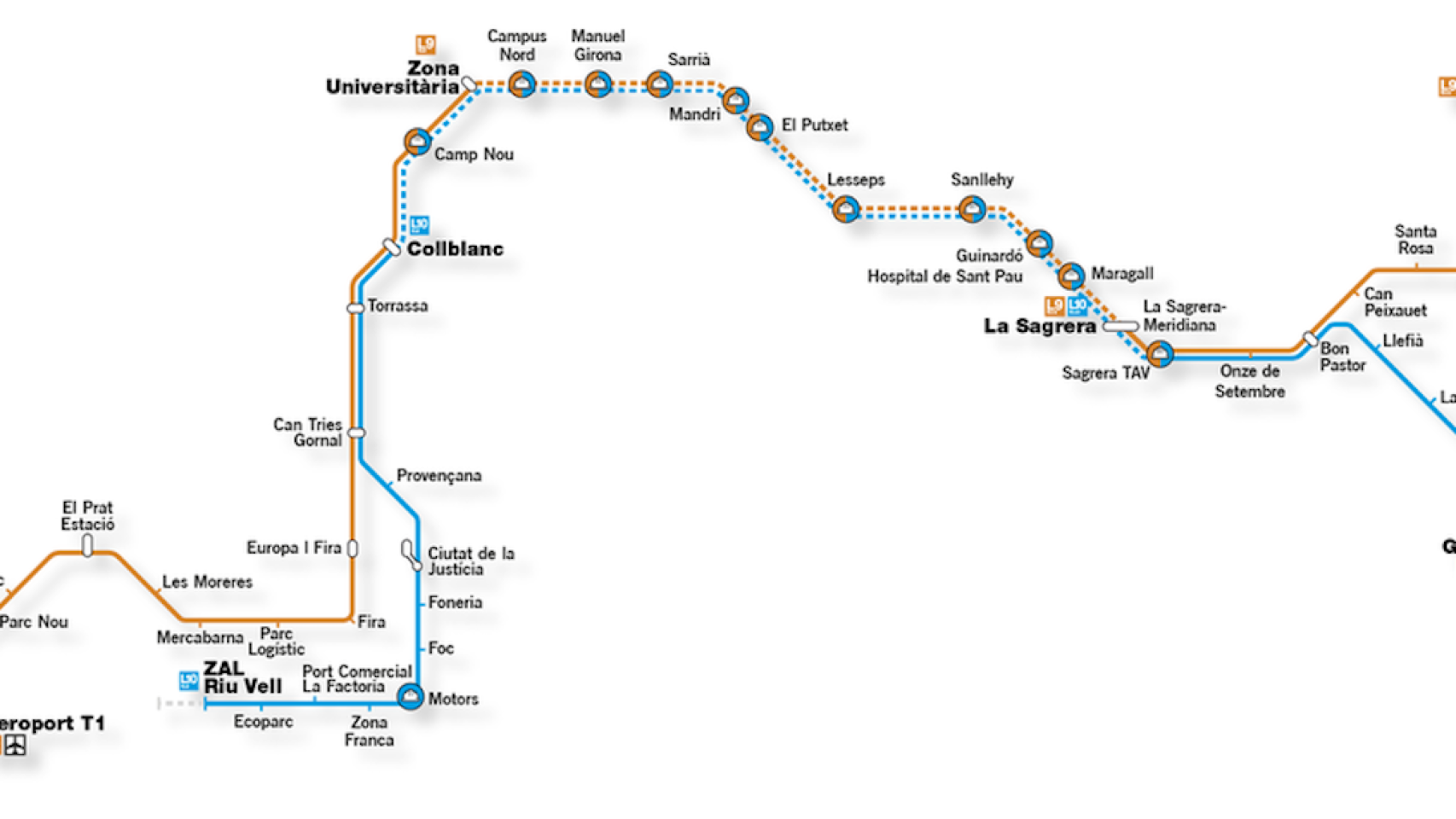 Esta será la línea más larga del metro de Barcelona: 50 kilómetros