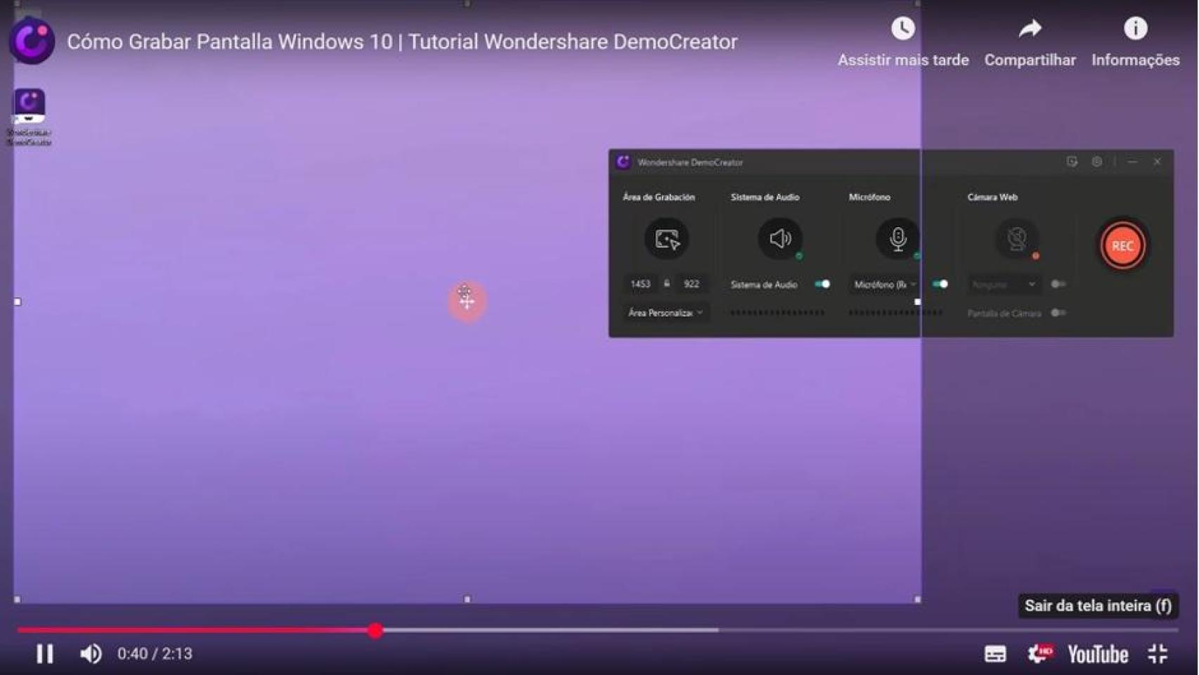 Cómo grabar la pantalla de tu ordenador en Windows 10/11